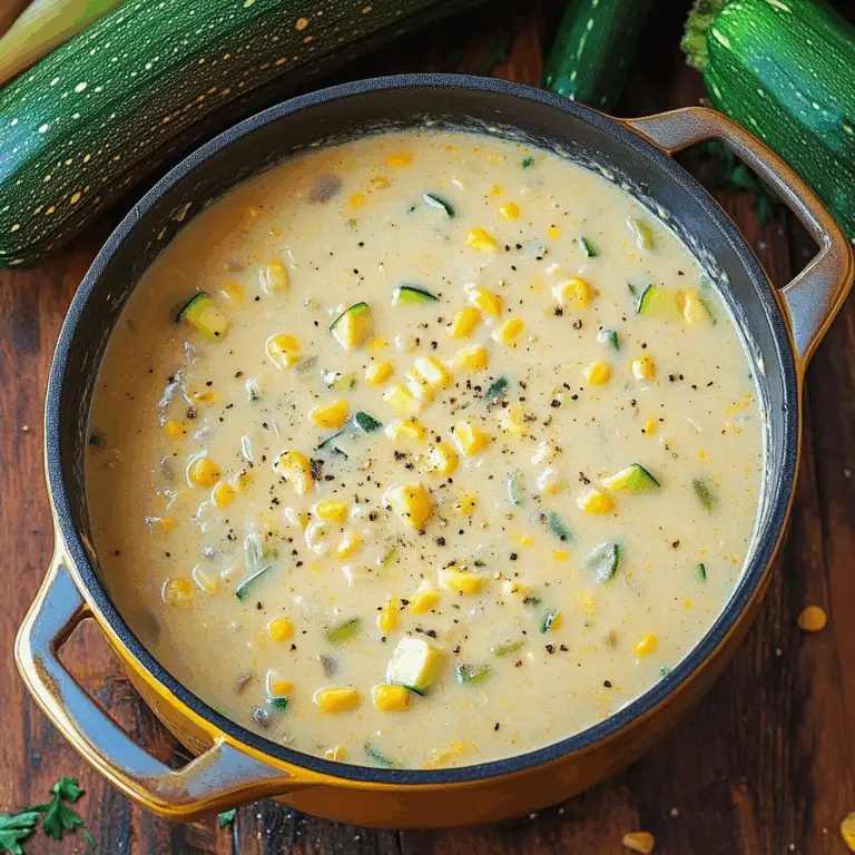 Summer Corn and Zucchini Chowder